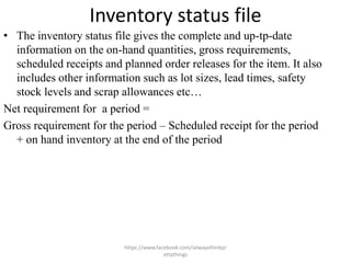 Aggregate planning | PPTX