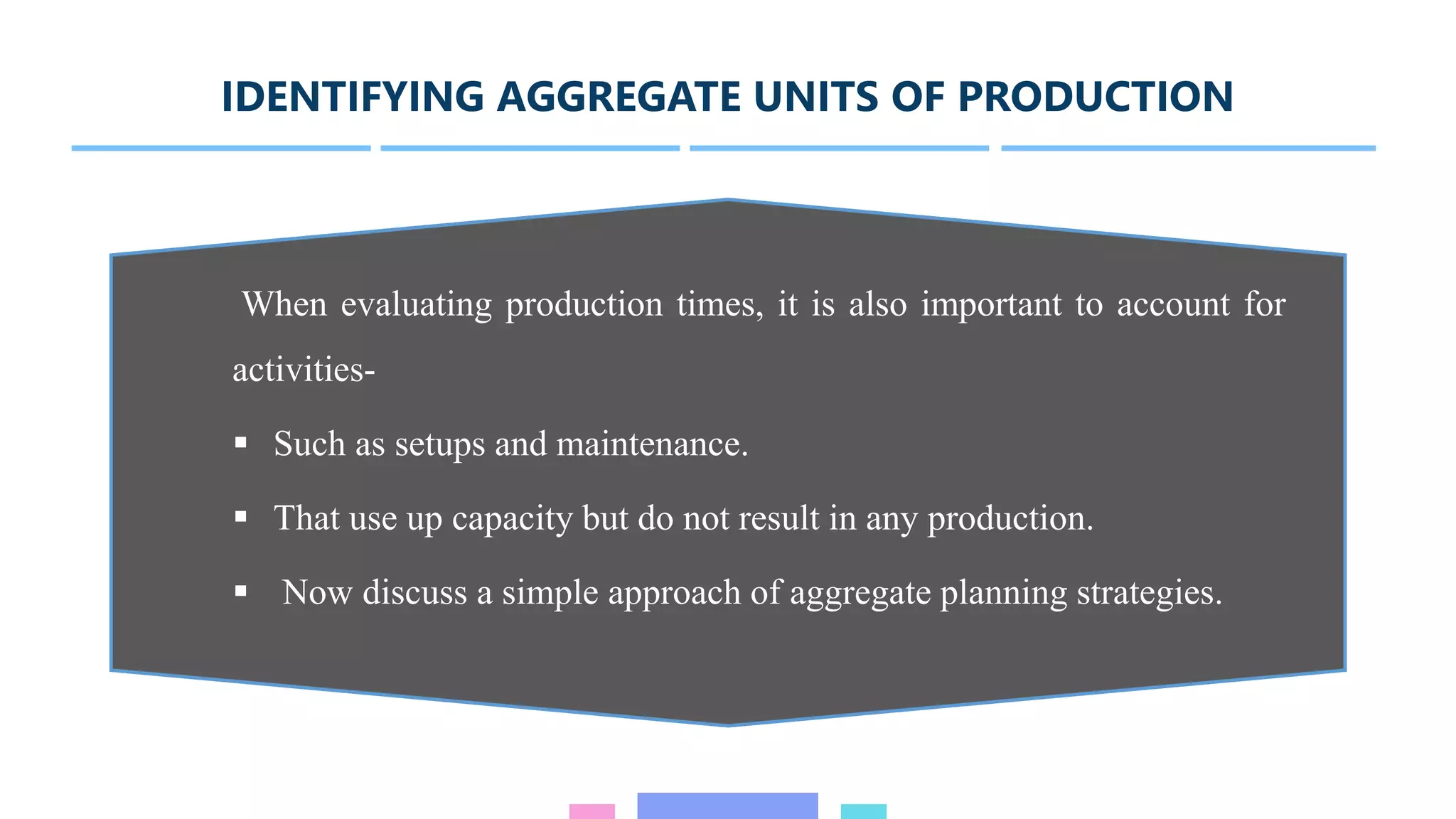Aggregate planning in supply chain | PPTX