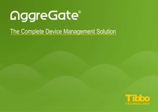 AggreGate IoT Integration Platform | PPTX