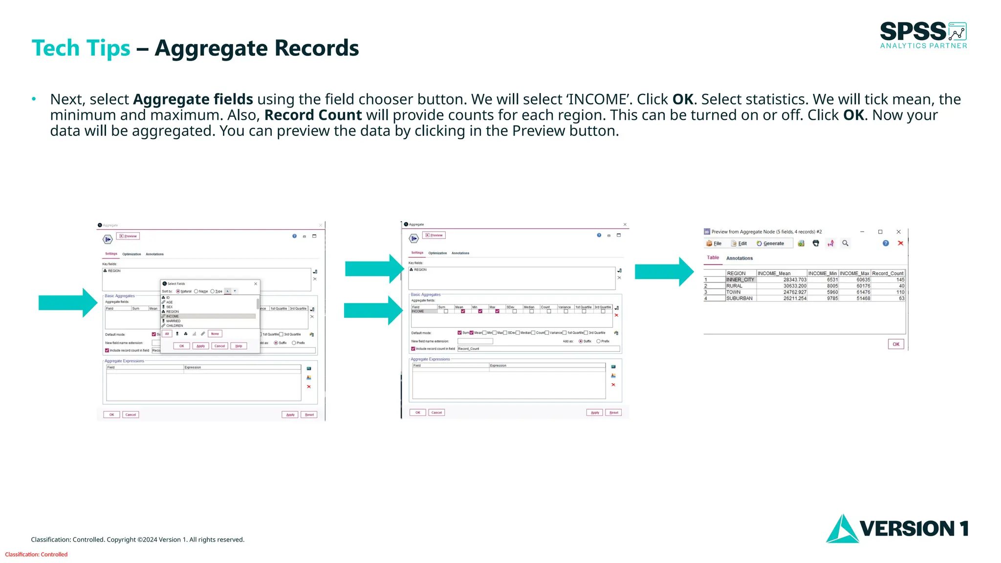 Aggregate Records In Ibm Spss Modeler Pptx