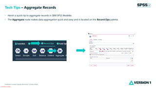 Aggregate Records in IBM SPSS Modeler.pptx