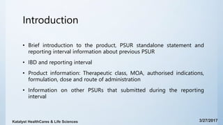 Aggregate Reporting_Pharmacovigilance_Katalyst HLS | PPTX