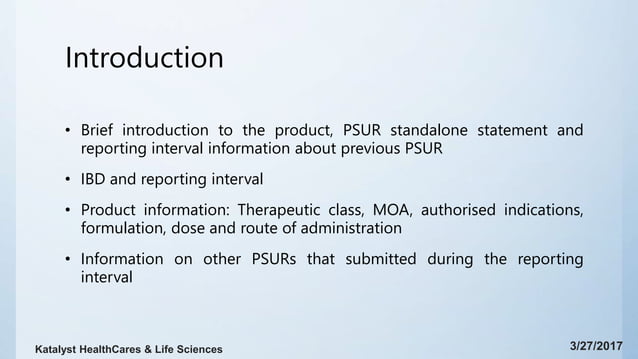 Aggregate Reporting_Pharmacovigilance_Katalyst HLS | PPTX ...