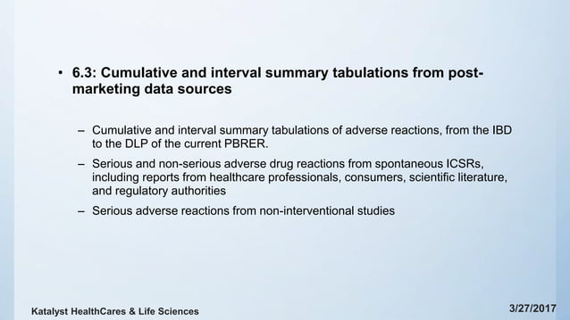 Aggregate Reporting_Pharmacovigilance_Katalyst HLS | PPTX ...