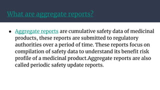 AGGREGATE REPORT INTERVEIW TIPS | PPTX