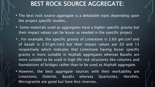 Aggregates | PPT
