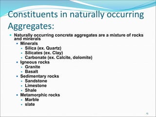 Aggregates | PPT