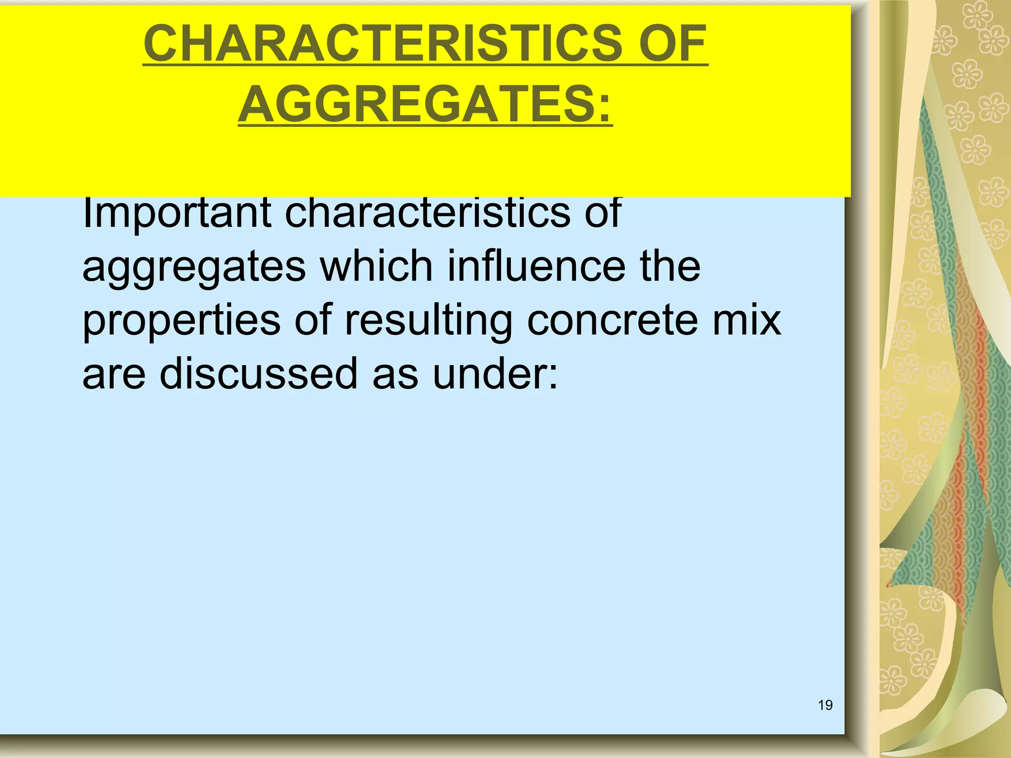 Aggregates ppt | PPT