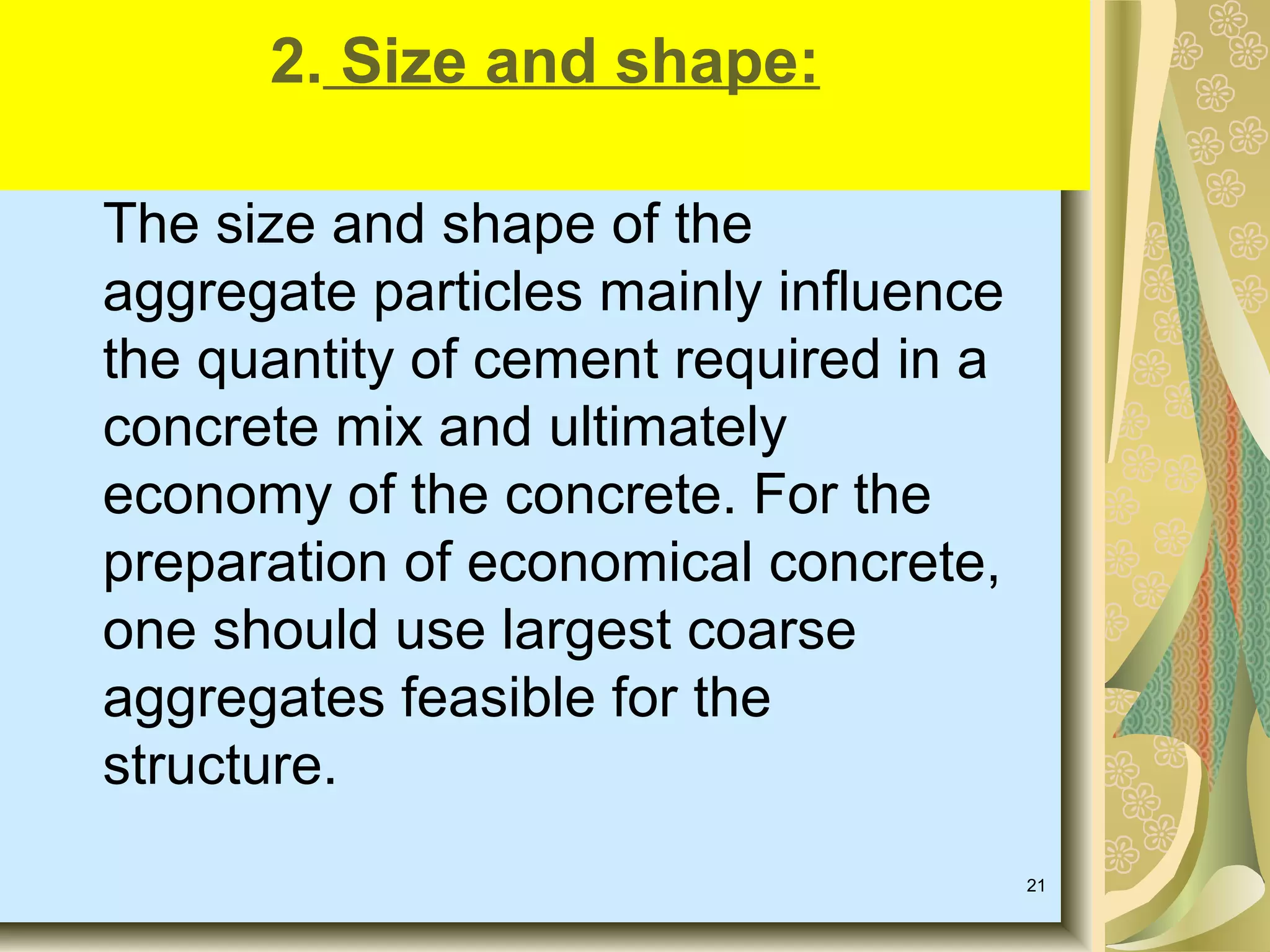 Aggregates ppt | PPT