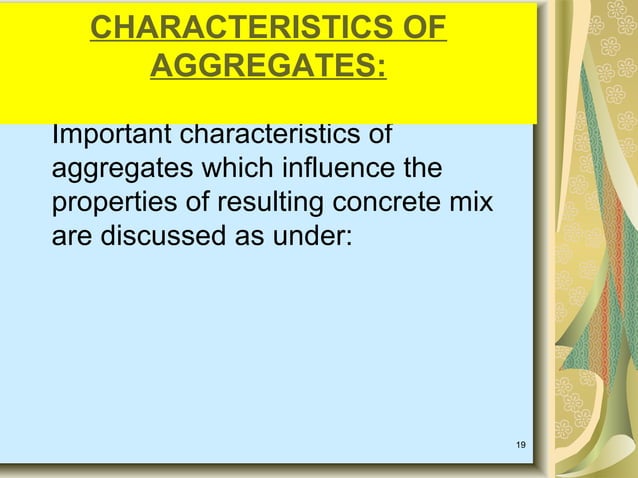 Aggregates ppt | PPT