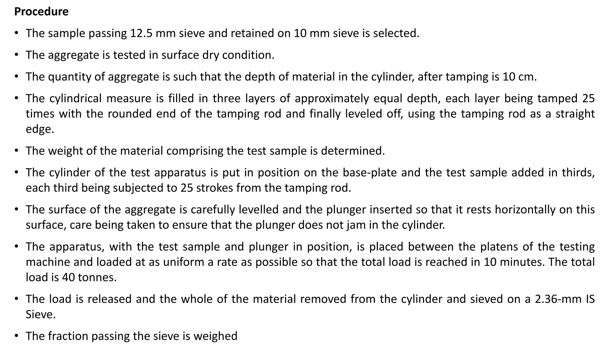 Aggregates types and test as per Indian Standard | PPTX