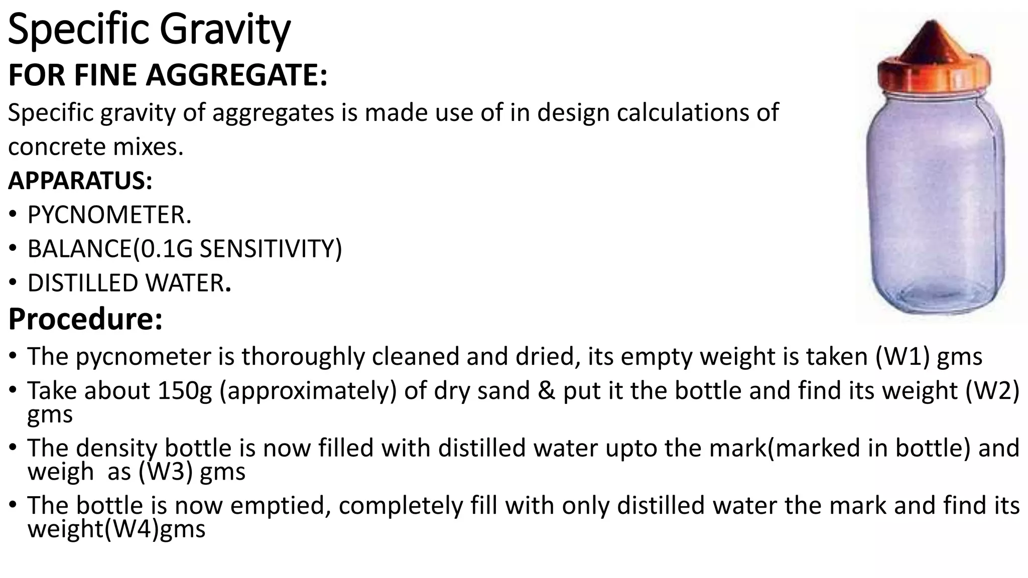 Aggregates types and test as per Indian Standard | PPTX