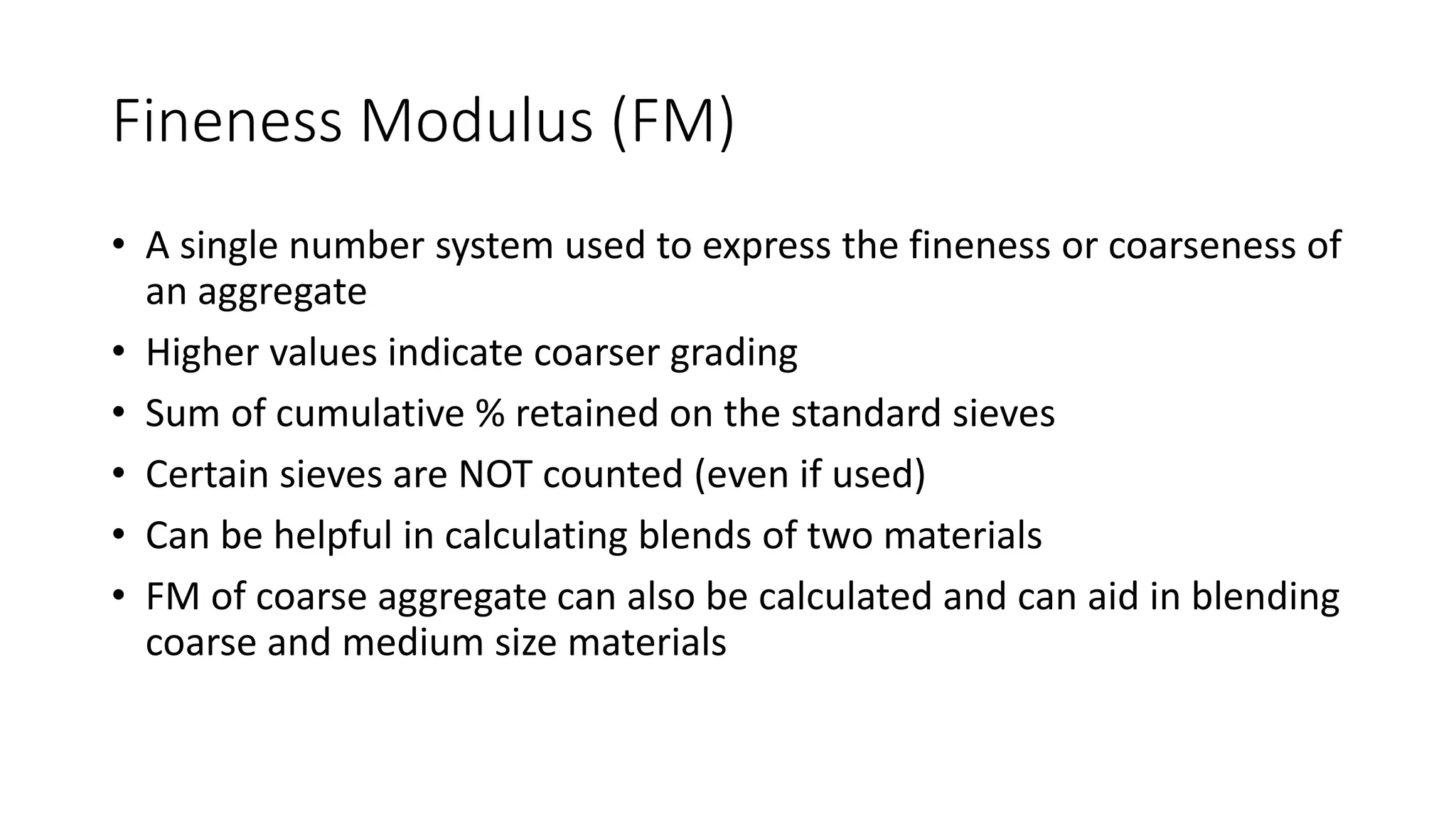 Aggregates types and test as per Indian Standard | PPTX