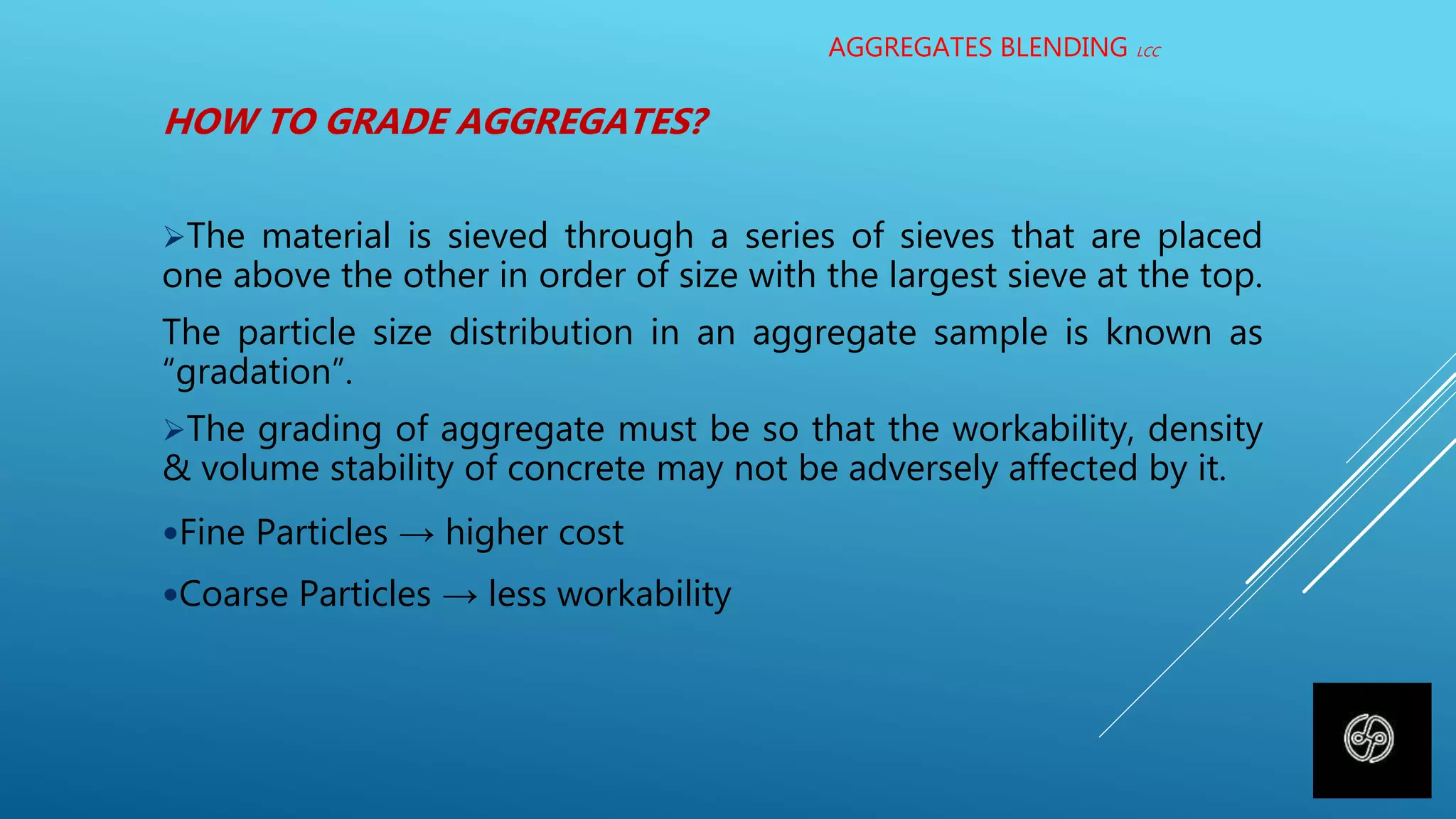 Aggregates blending Lcc | PPTX
