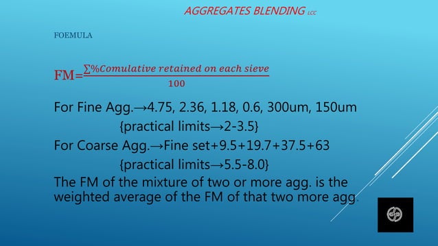 Aggregates blending Lcc | PPTX