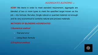 Aggregates blending Lcc | PPTX