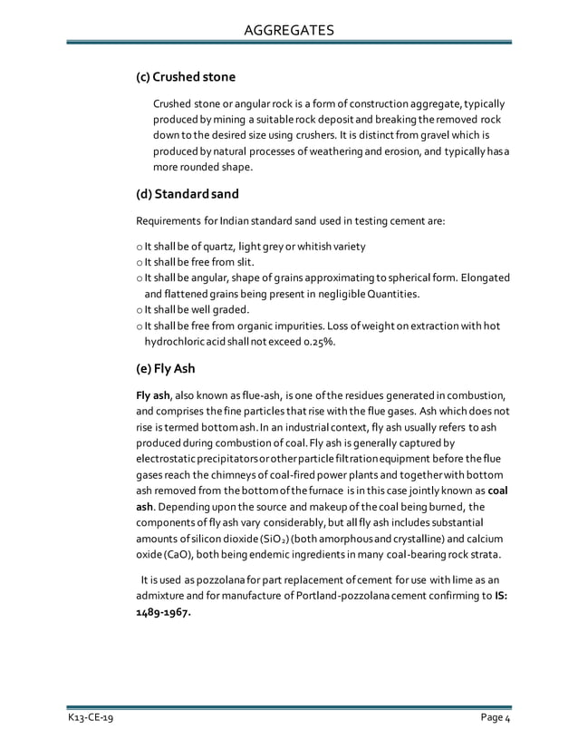 Aggregates - Civil Engineerings | PDF