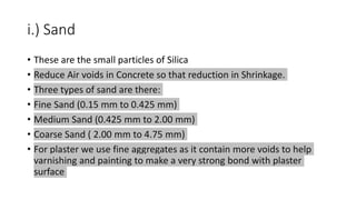 Aggregates introduction, types and properties | PPTX