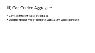 Aggregates introduction, types and properties | PPTX