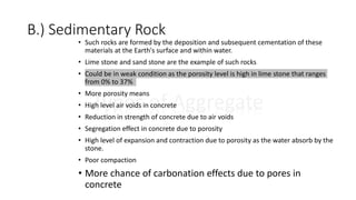 Aggregates introduction, types and properties | PPTX