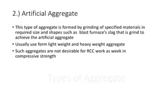 Aggregates introduction, types and properties | PPTX