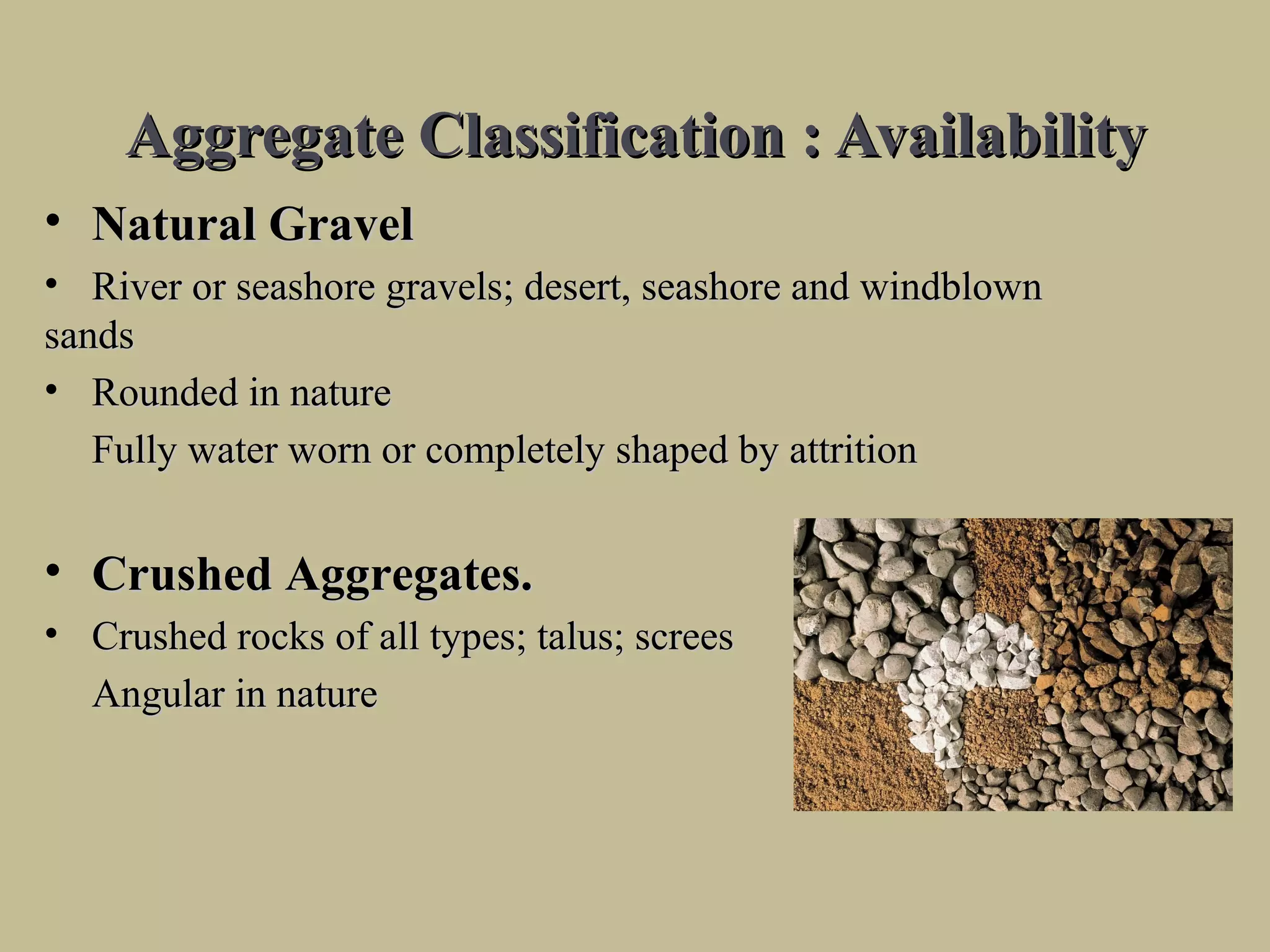 Aggregates of Concrete | PPT