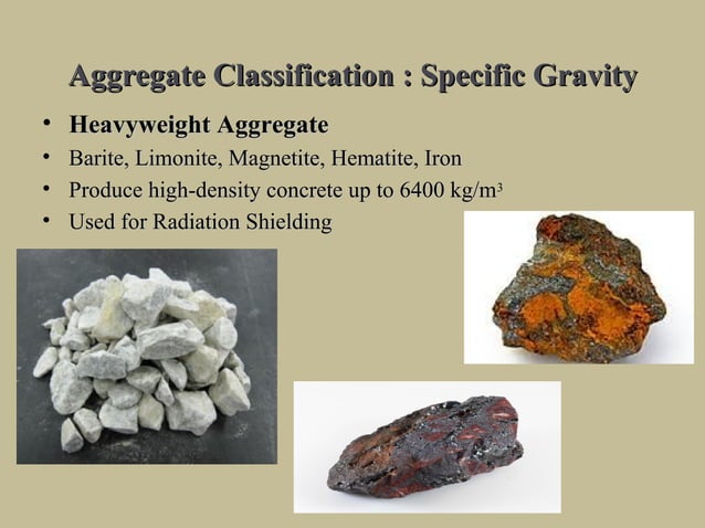 Aggregates of Concrete | PPT | Geology | Science