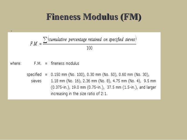 Aggregates of Concrete