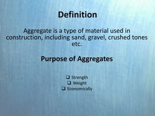 Aggregates | PPTX