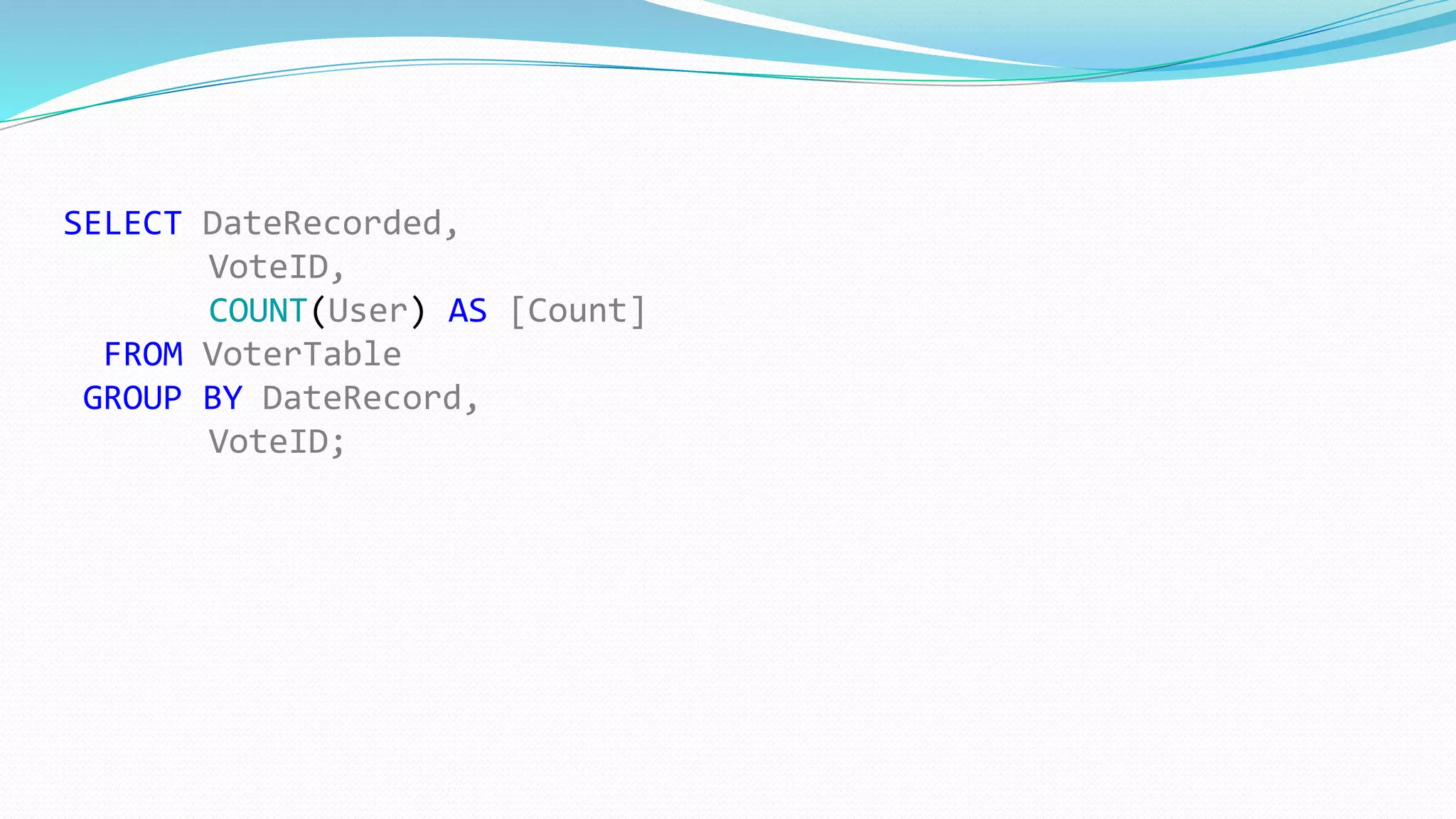Aggregating data | PPTX