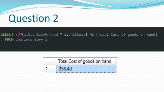 Aggregating data | PPTX | Databases | Computer Software and Applications