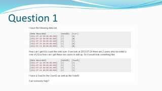 Aggregating data | PPTX