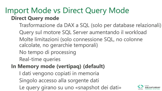 Microsoft Power BI fast with aggregation and composite model | PPT