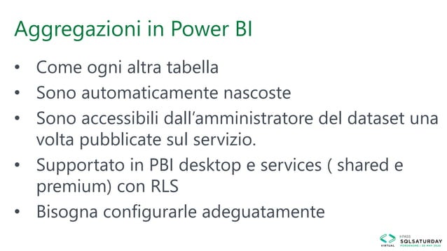 Microsoft Power BI fast with aggregation and composite model | PPT