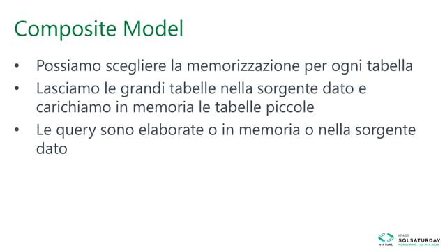 Microsoft Power BI fast with aggregation and composite model | PPT