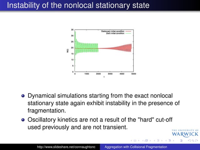Cluster Cluster Aggregation With Complete Collisional Fragmentation Ppt