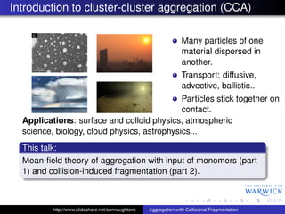 Cluster-cluster aggregation with (complete) collisional fragmentation | PDF