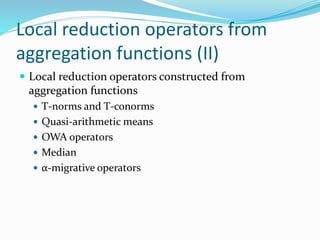 Aggregation operator for image reduction | PPTX
