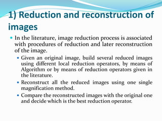 Aggregation operator for image reduction | PPT