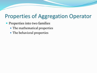 Aggregation operator for image reduction | PPT