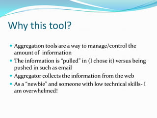 Aggregation Tools | PPT