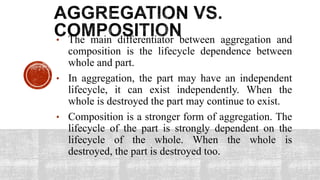 Aggregation v s composition | PPT