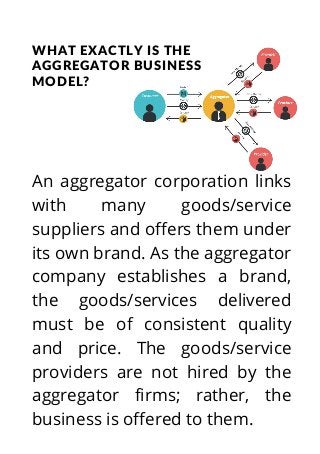 Advantages and Working Functionality of the Aggregator Business Model | PDF