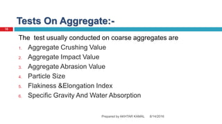 Aggregates | PPT