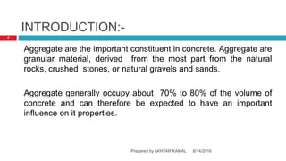 Aggregates | PPT