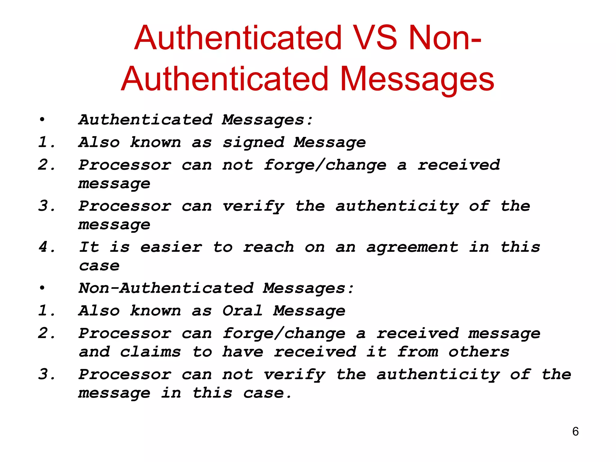 Aggrement protocols | PPT