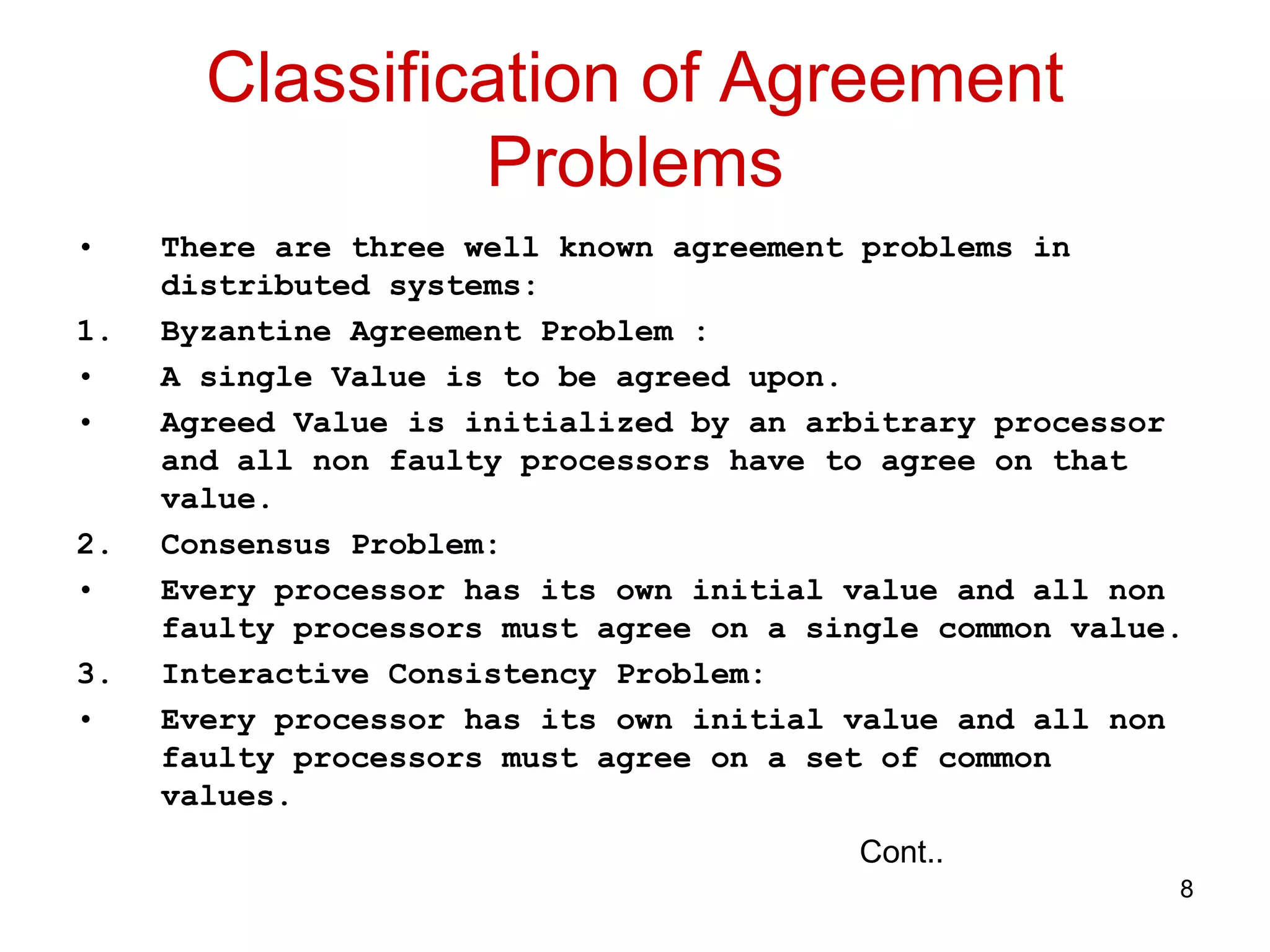 Aggrement protocols | PPT