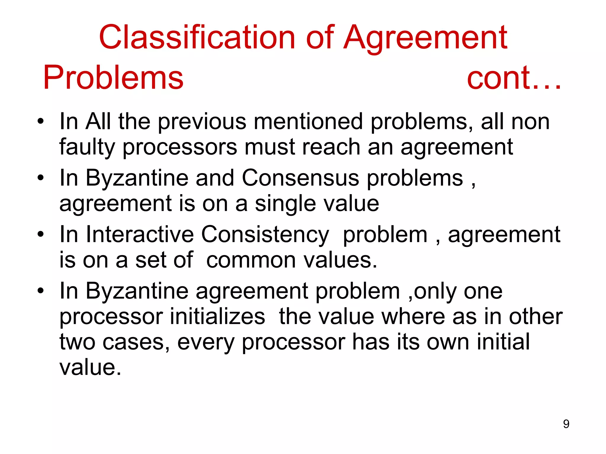 Aggrement protocols | PPT