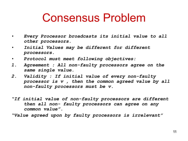 Aggrement protocols | PPT