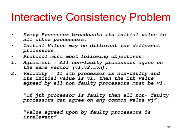 Aggrement protocols | PPT